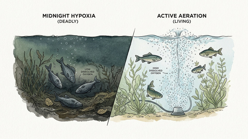 Why Is Nighttime So Deadly For Fish In A Pond? | American Aeration